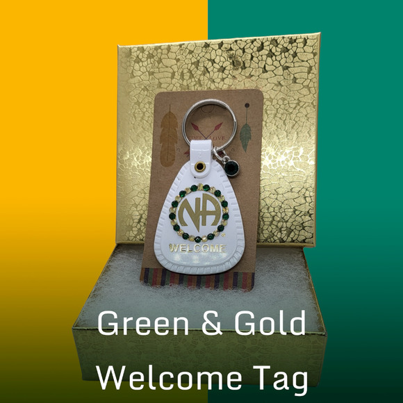 Handmade | Accessories | Na Narcotics Anonymous Welcome White Keytag ...